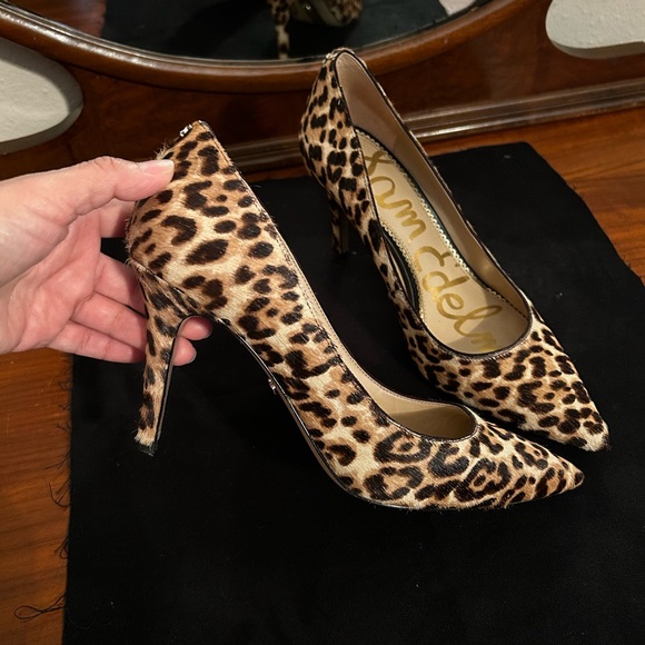 Sam Edelman | Shoes | Sam Edelman Leopard Print Womens Heels | Poshmark